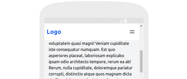 Tailwind CSS Sticky Header Fixed Navbar Example