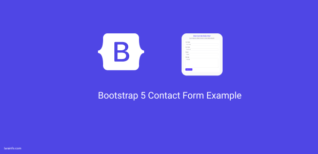 Bootstrap 5 Contact Us Form Example