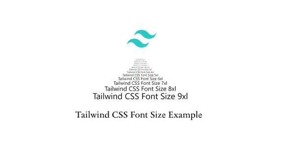  Tailwind CSS Font Size Example