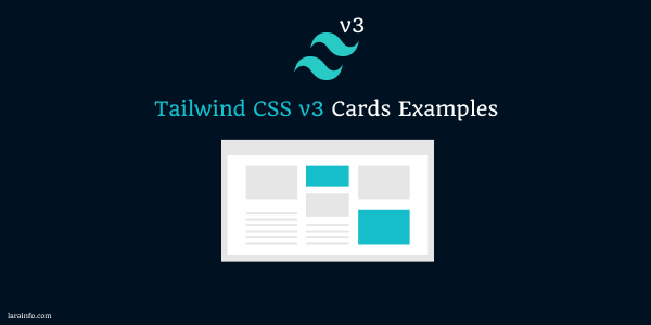 Tailwind CSS V3 Cards Examples