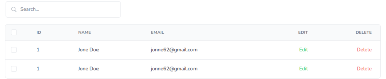 React Tailwind CSS Table Example - Larainfo