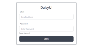 Tailwind DaisyUI Login Form Example - Larainfo
