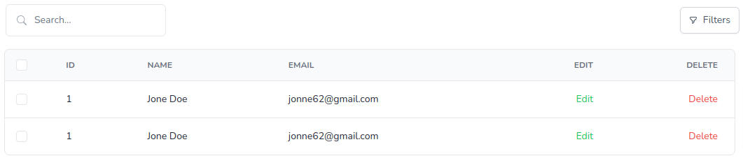 React Tailwind CSS Table Example - Larainfo