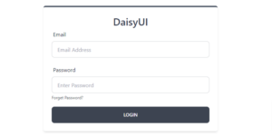 Tailwind DaisyUI Login Form Example - Larainfo