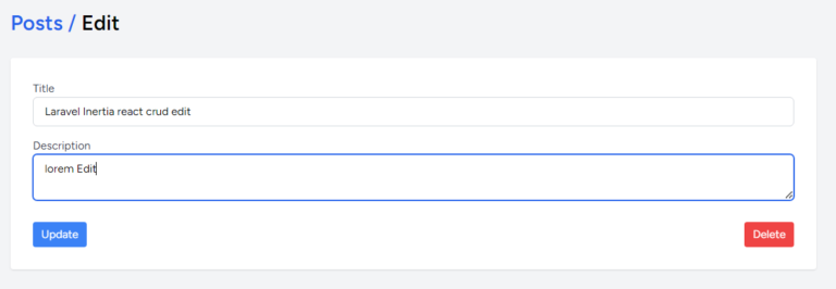 Laravel 11 Inertia Crud With React Typescript Example Larainfo 7196